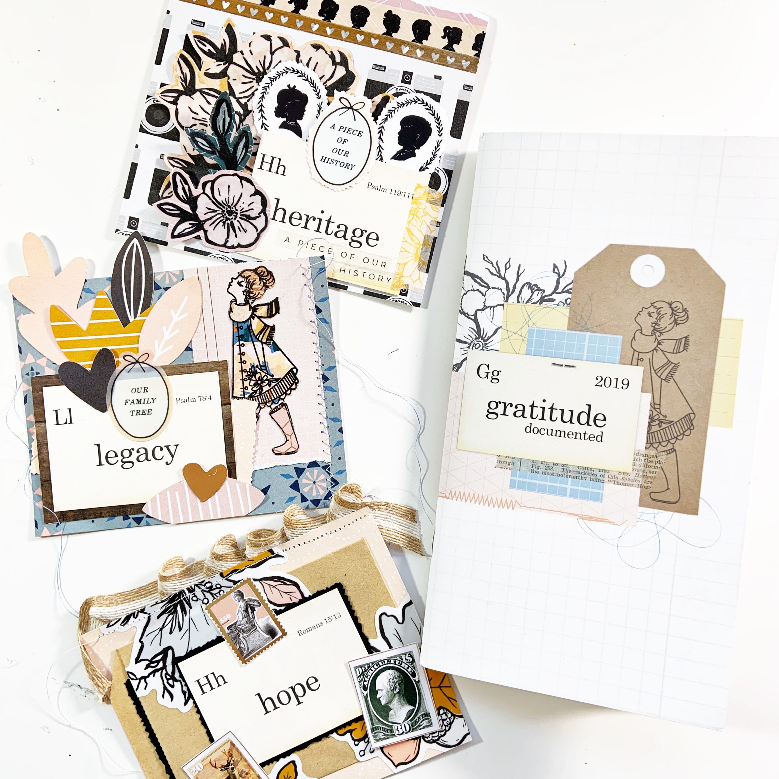 Gratitude Documented Card Making Process - The Scrappy Wife
