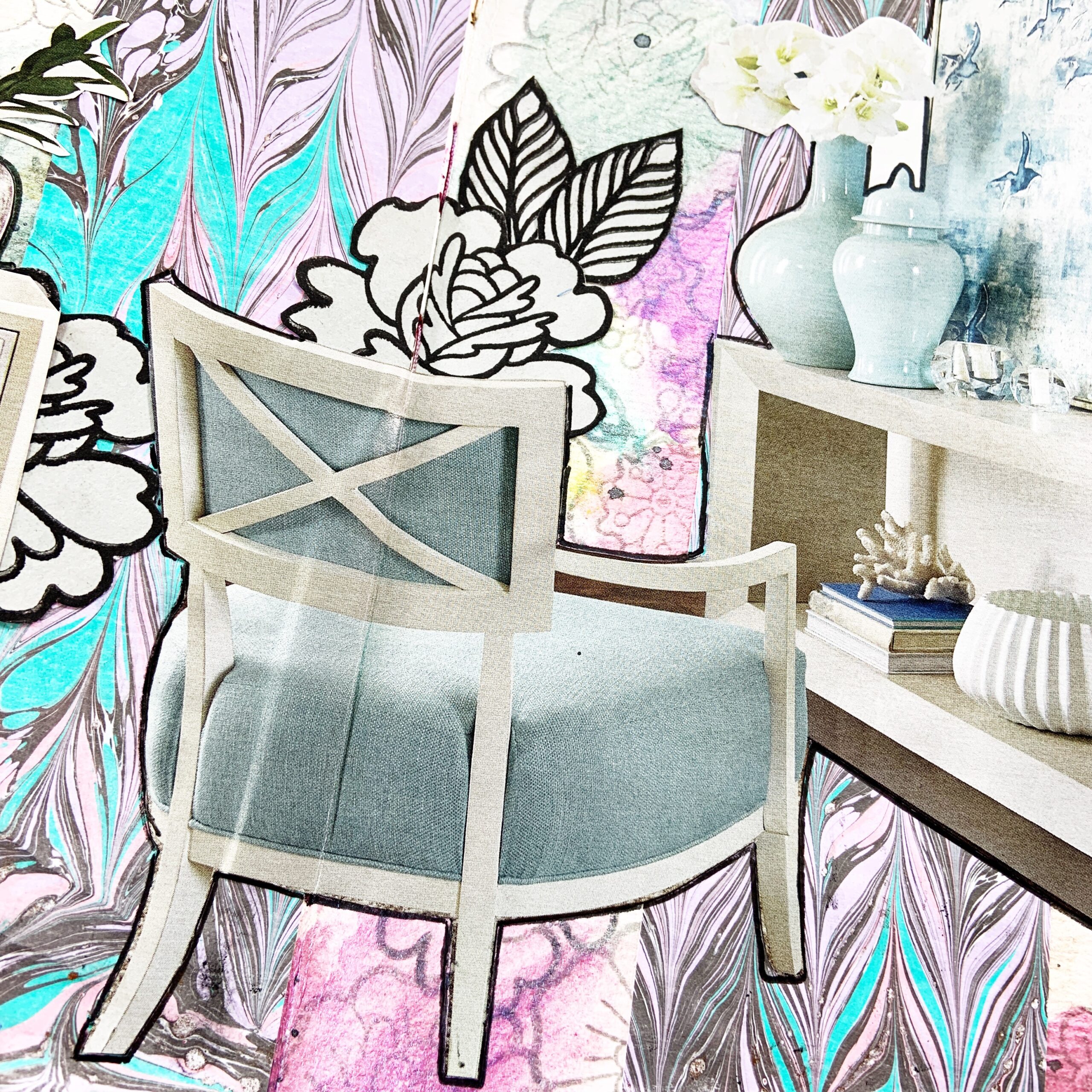 "Out of the Box" Art Journal Process - The Scrappy Wife