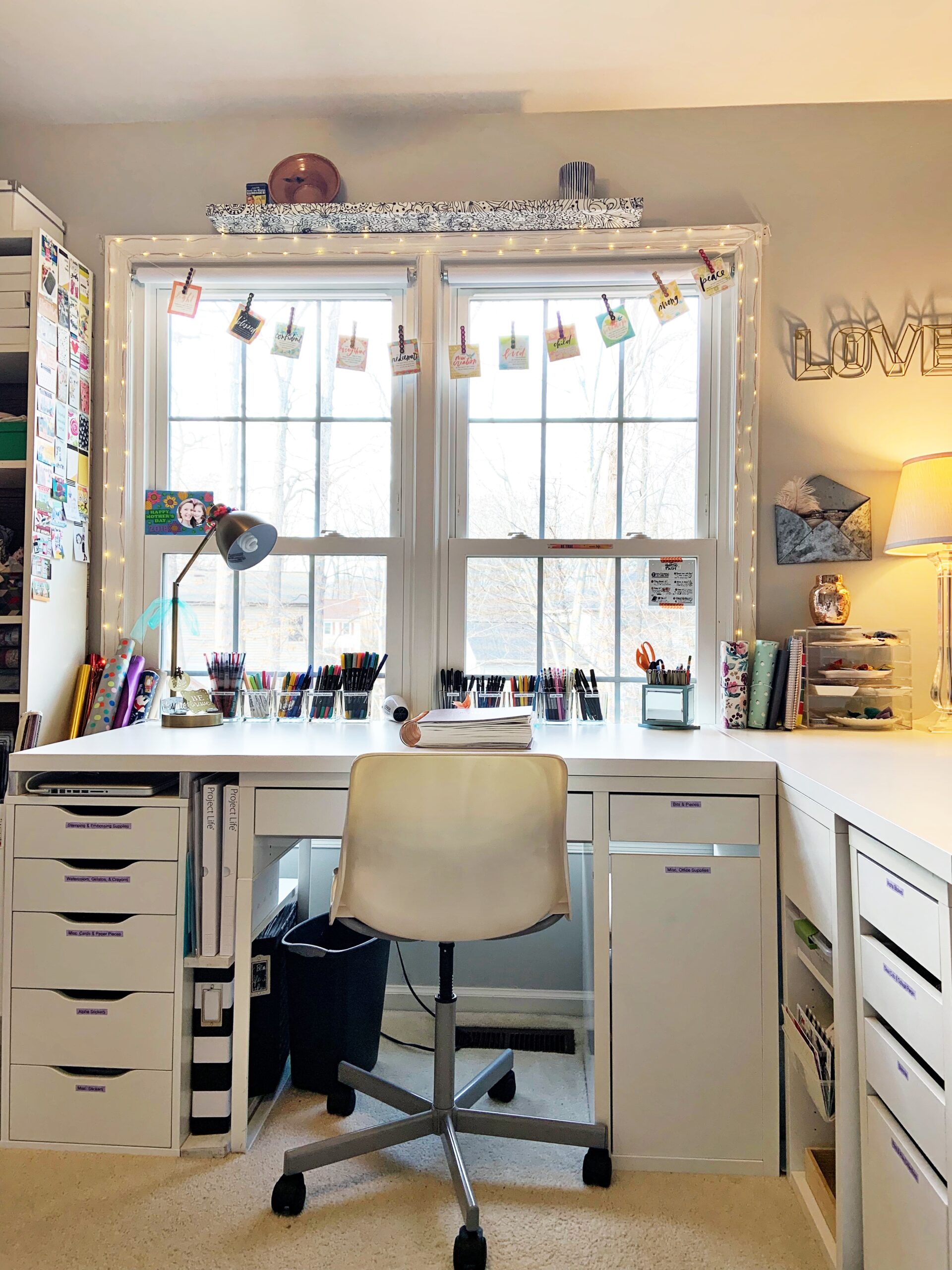 Creating an Ideal Workspace - The Scrappy Wife