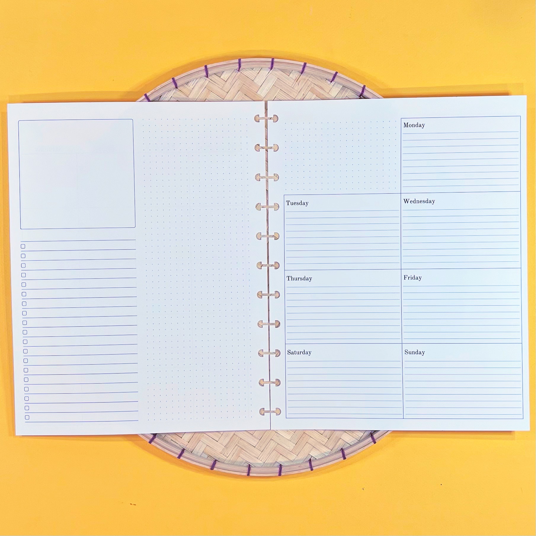 Undated Dashboard Planner Insert - The Scrappy Wife