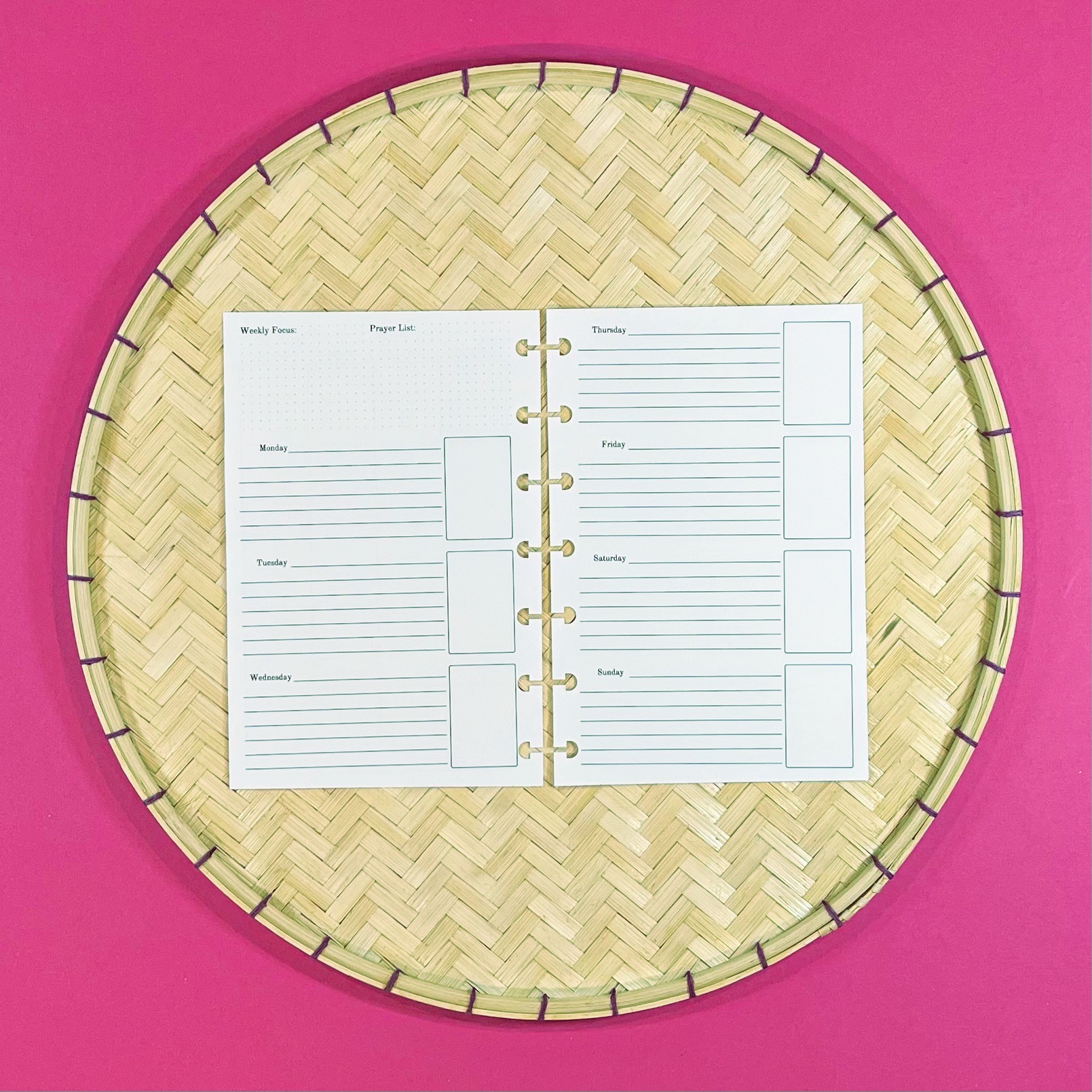 Undated Faith Planner Insert - The Scrappy Wife