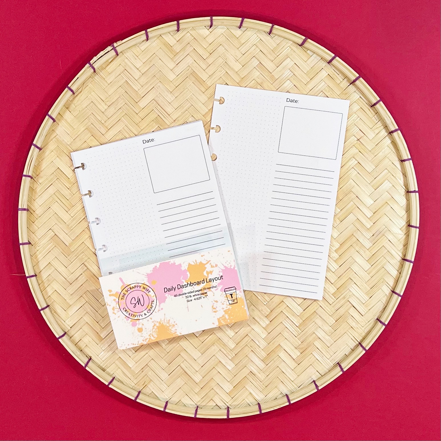 Daily Dashboard Planner Pages - The Scrappy Wife