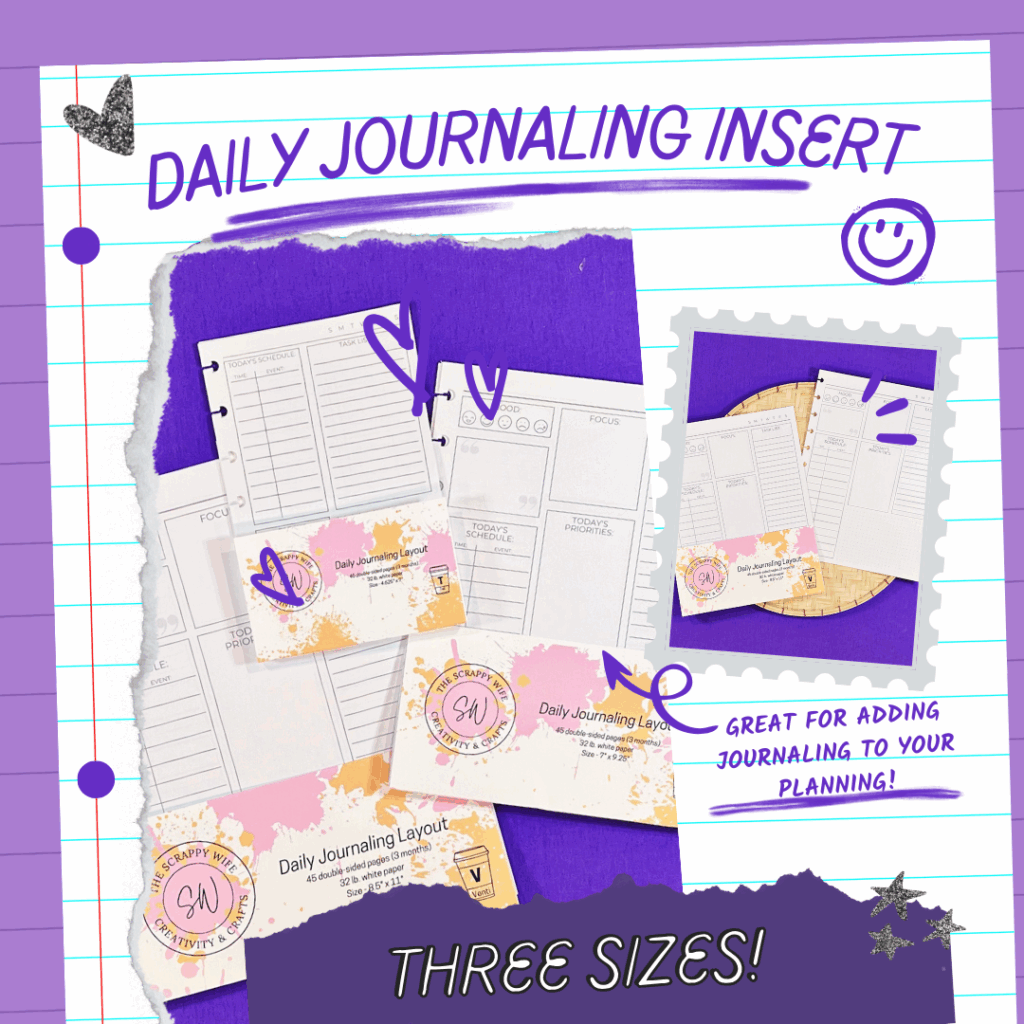 Daily Journaling Layout - The Scrappy Wife