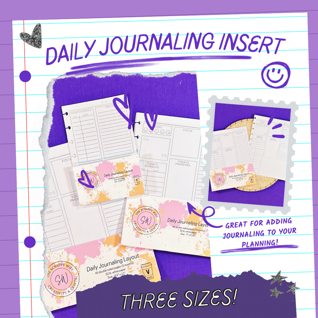 Daily Journaling Layout - The Scrappy Wife