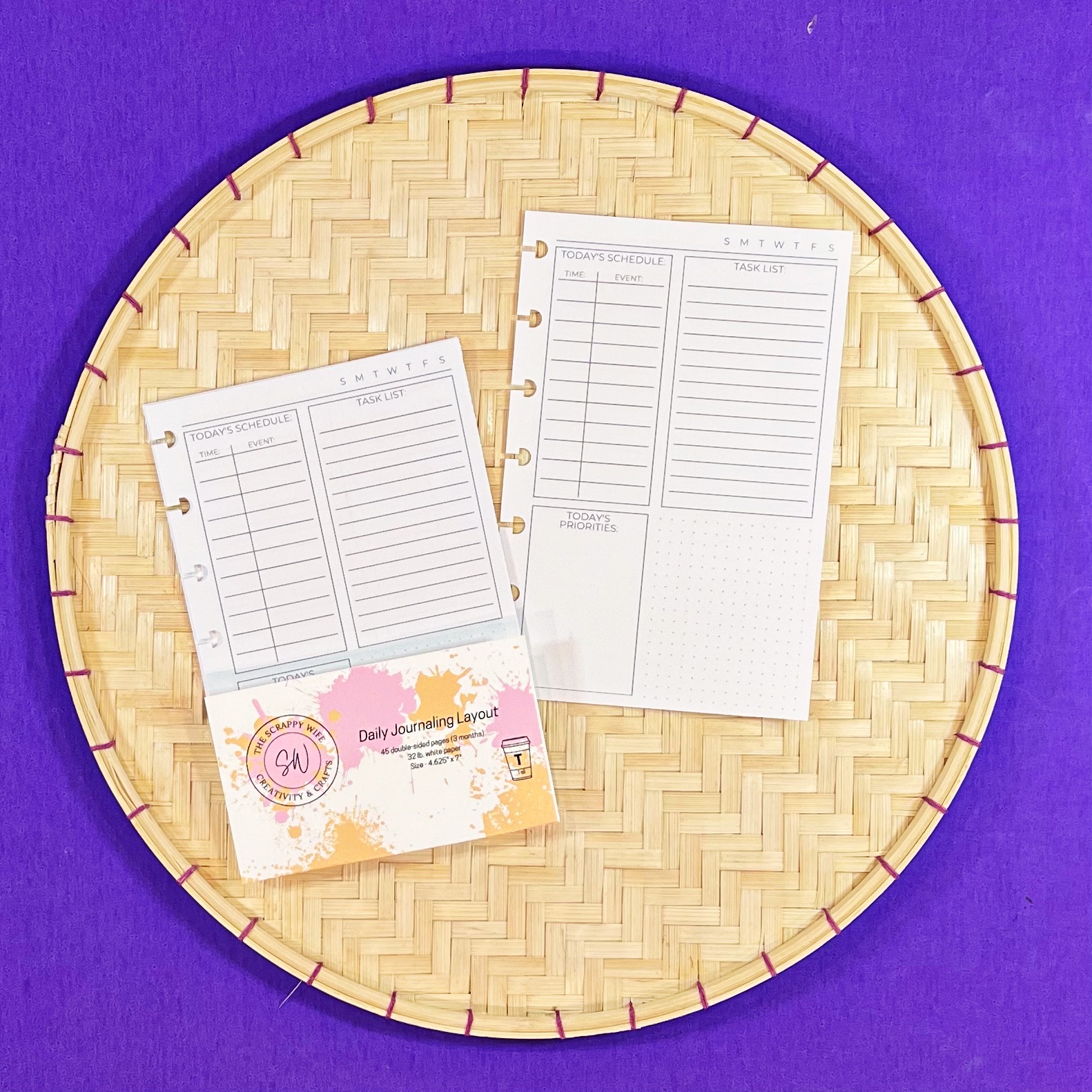 Daily Journaling Layout - The Scrappy Wife