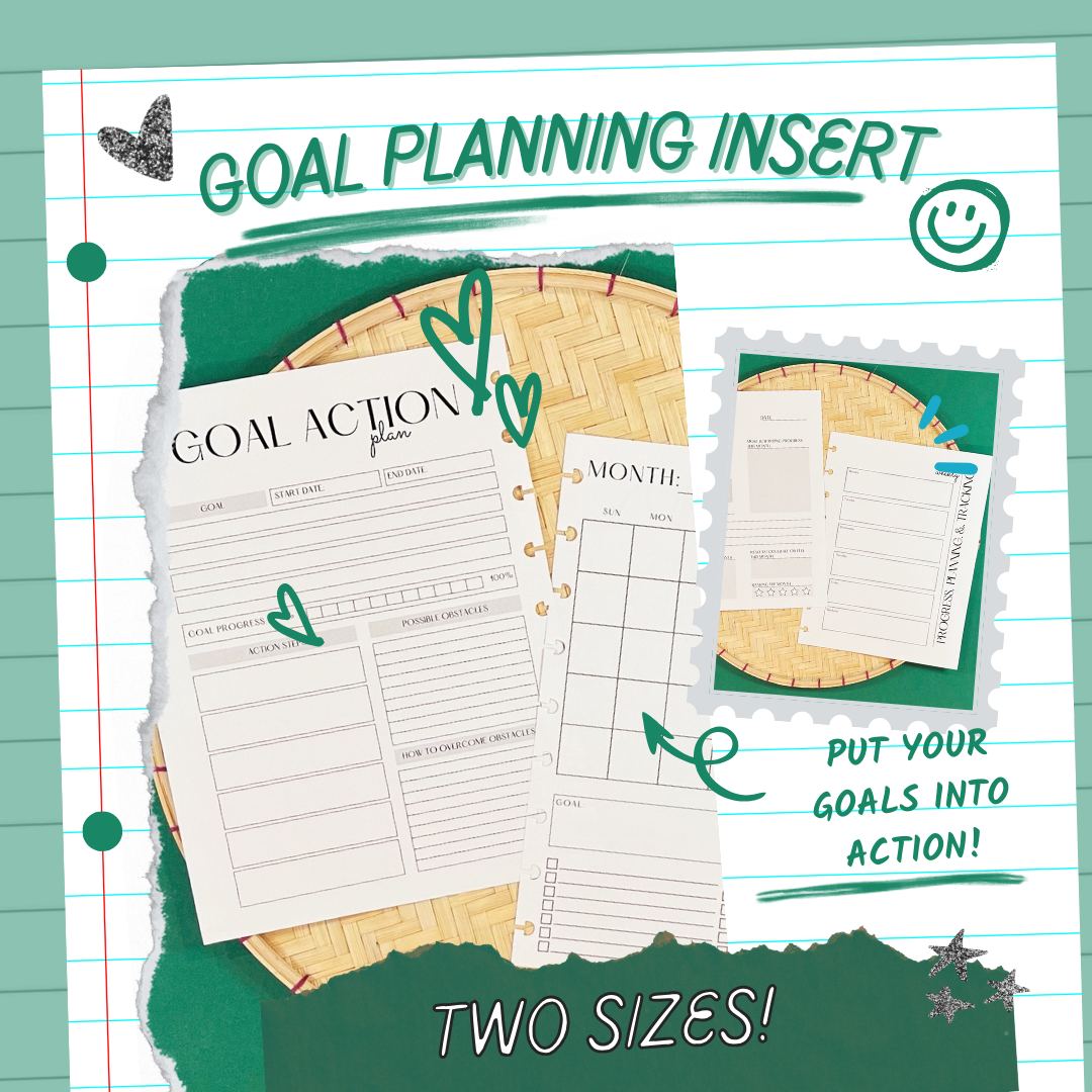 Goal Planning Insert - The Scrappy Wife