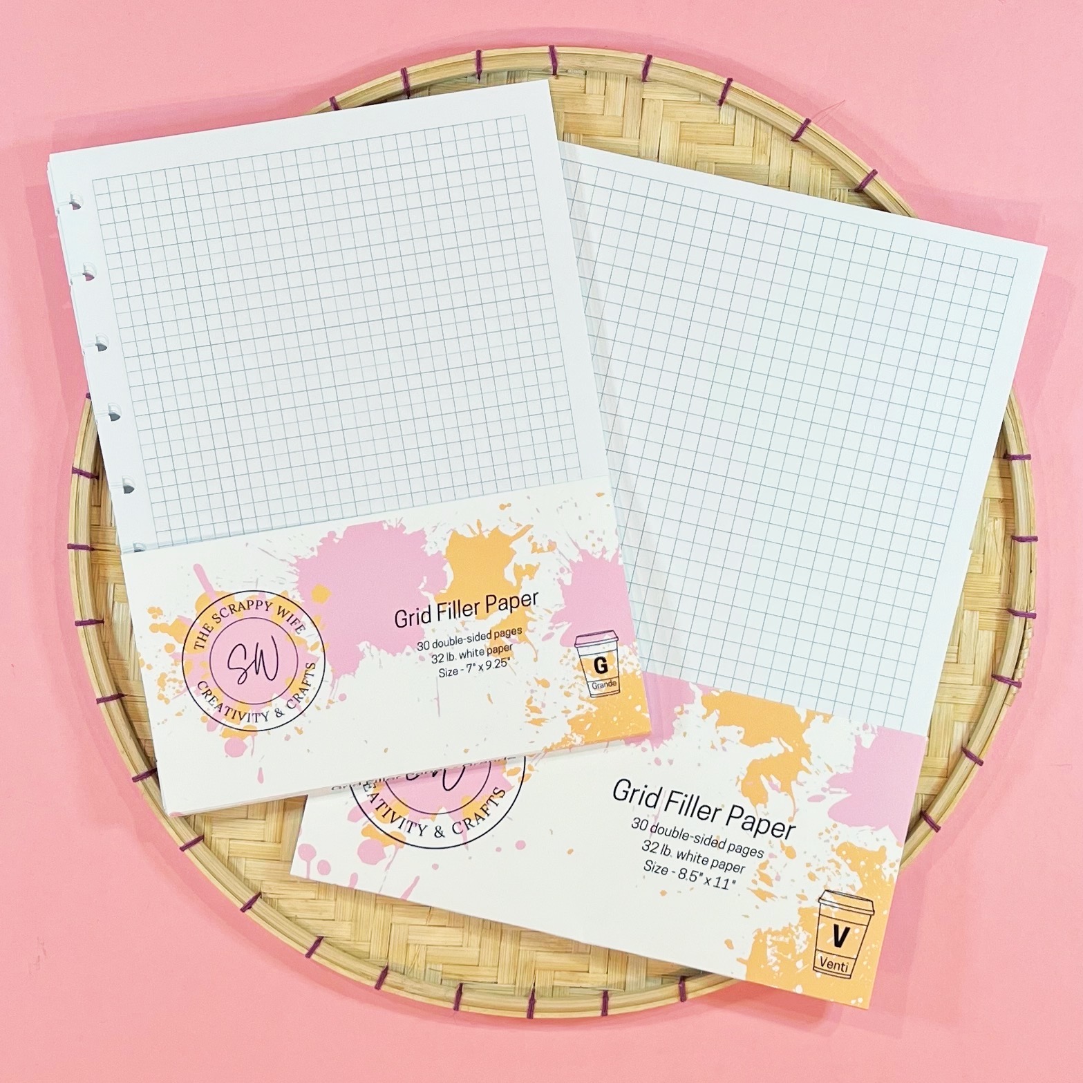 Grid Filler Paper - The Scrappy Wife