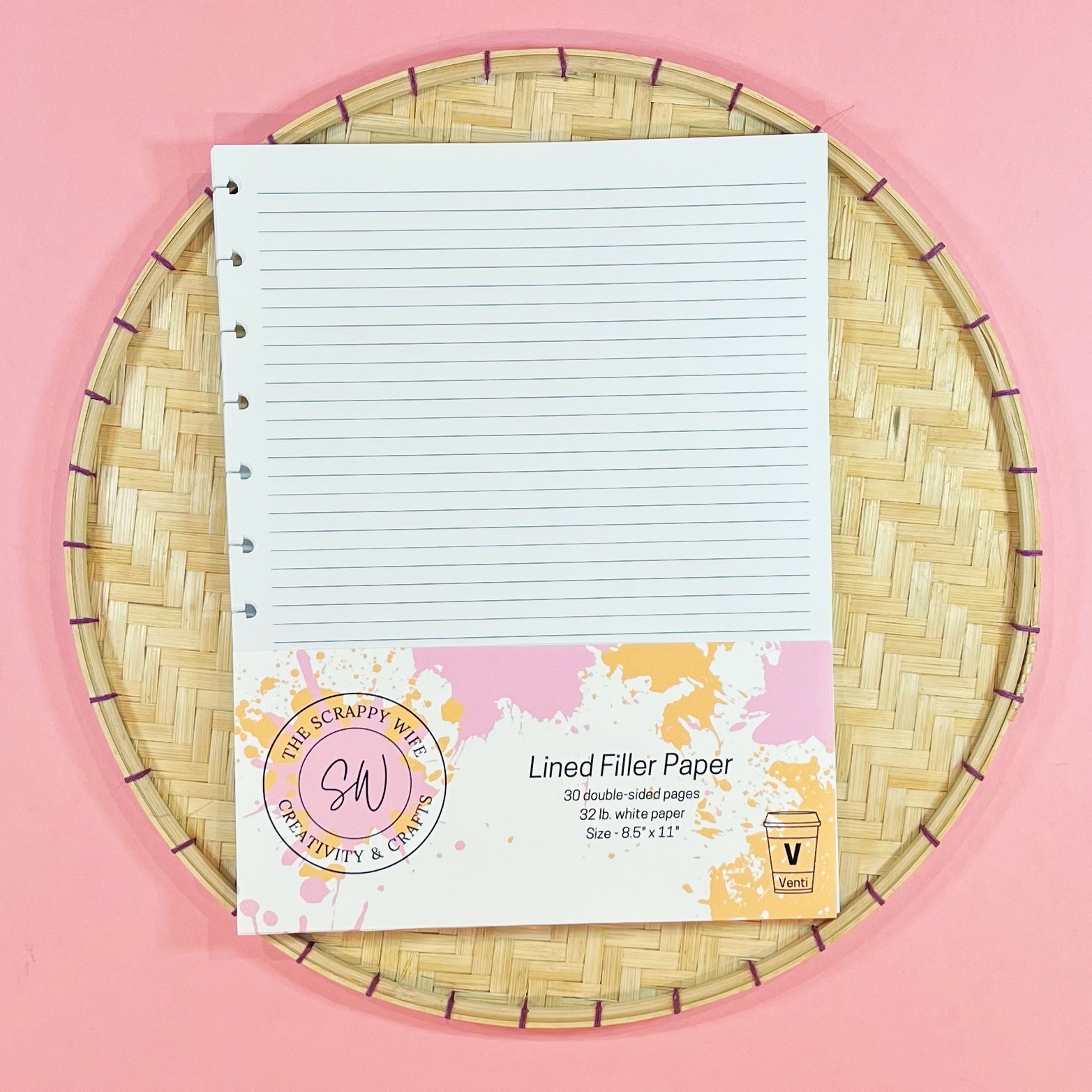 Lined Filler Paper - The Scrappy Wife