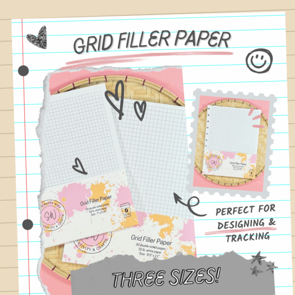 Grid Filler Paper - The Scrappy Wife