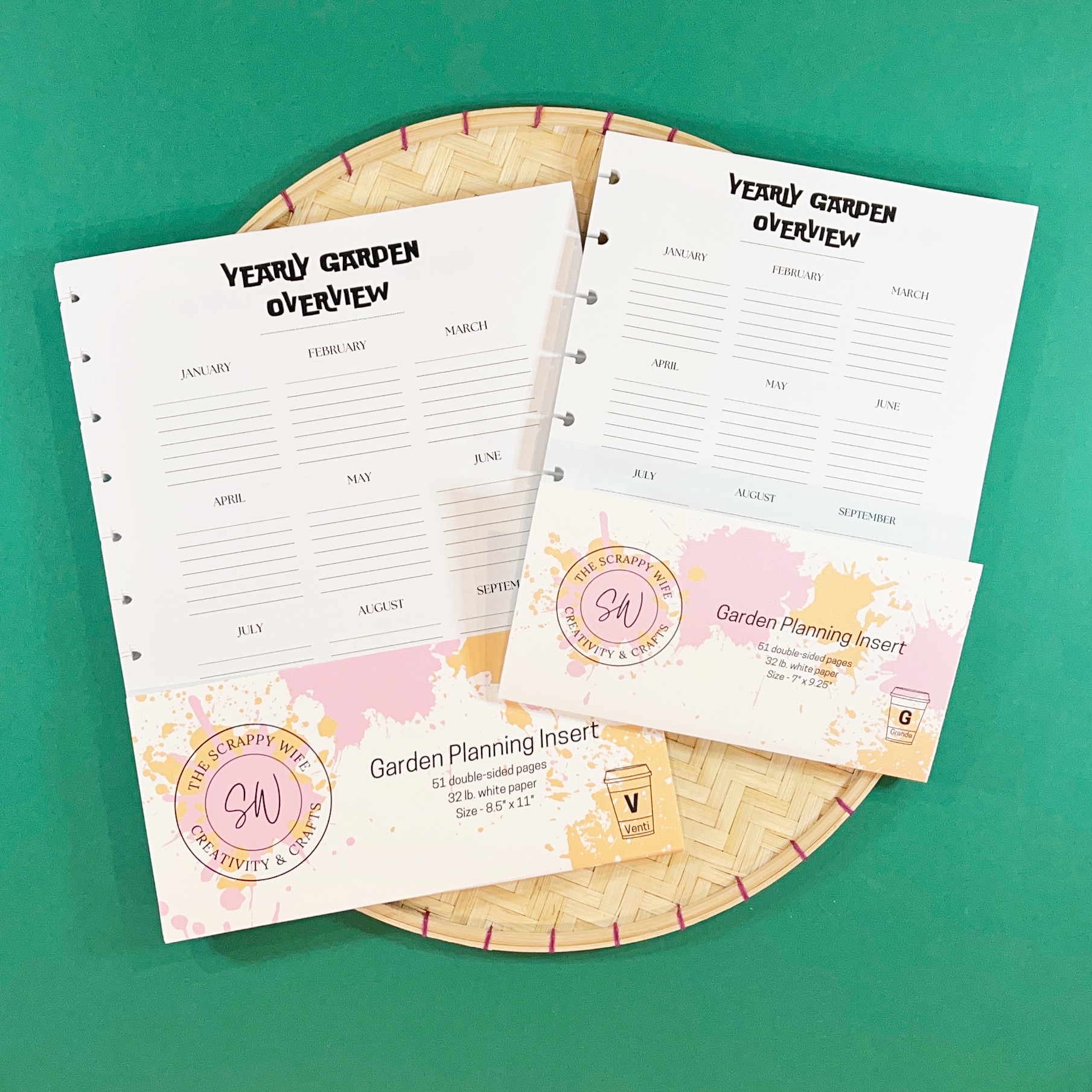 Garden Planning Insert - The Scrappy Wife