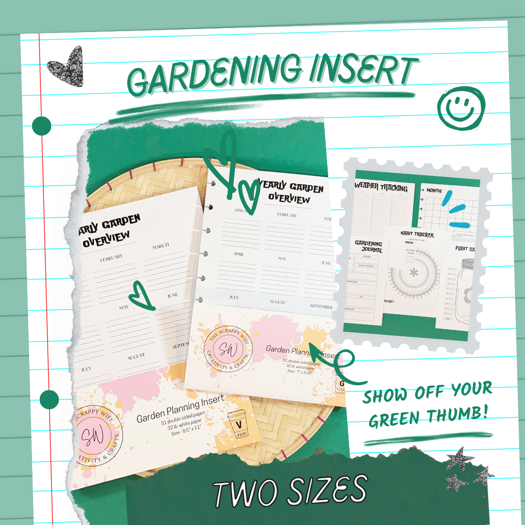 Garden Planning Insert - The Scrappy Wife