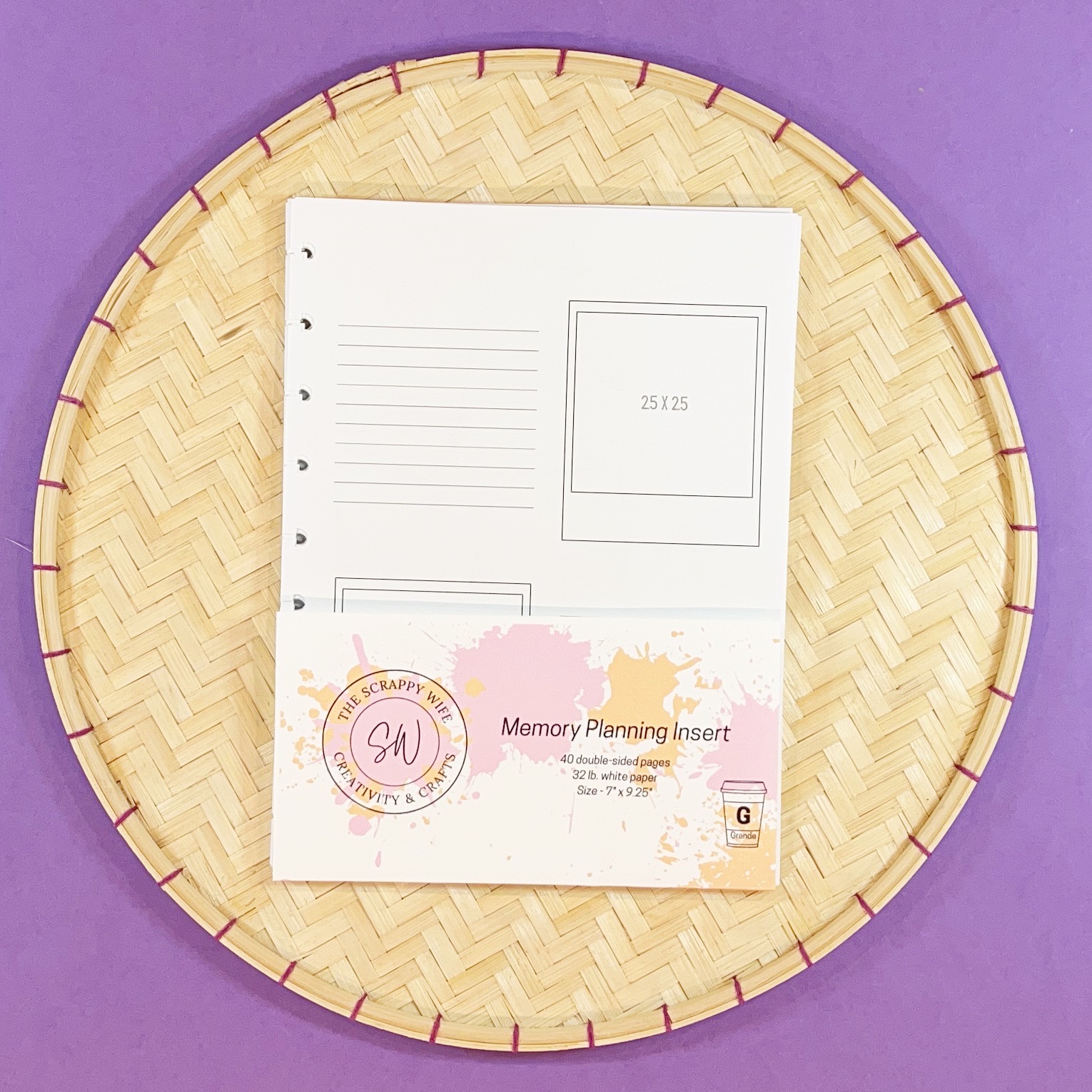 Memory Planning Insert - The Scrappy Wife