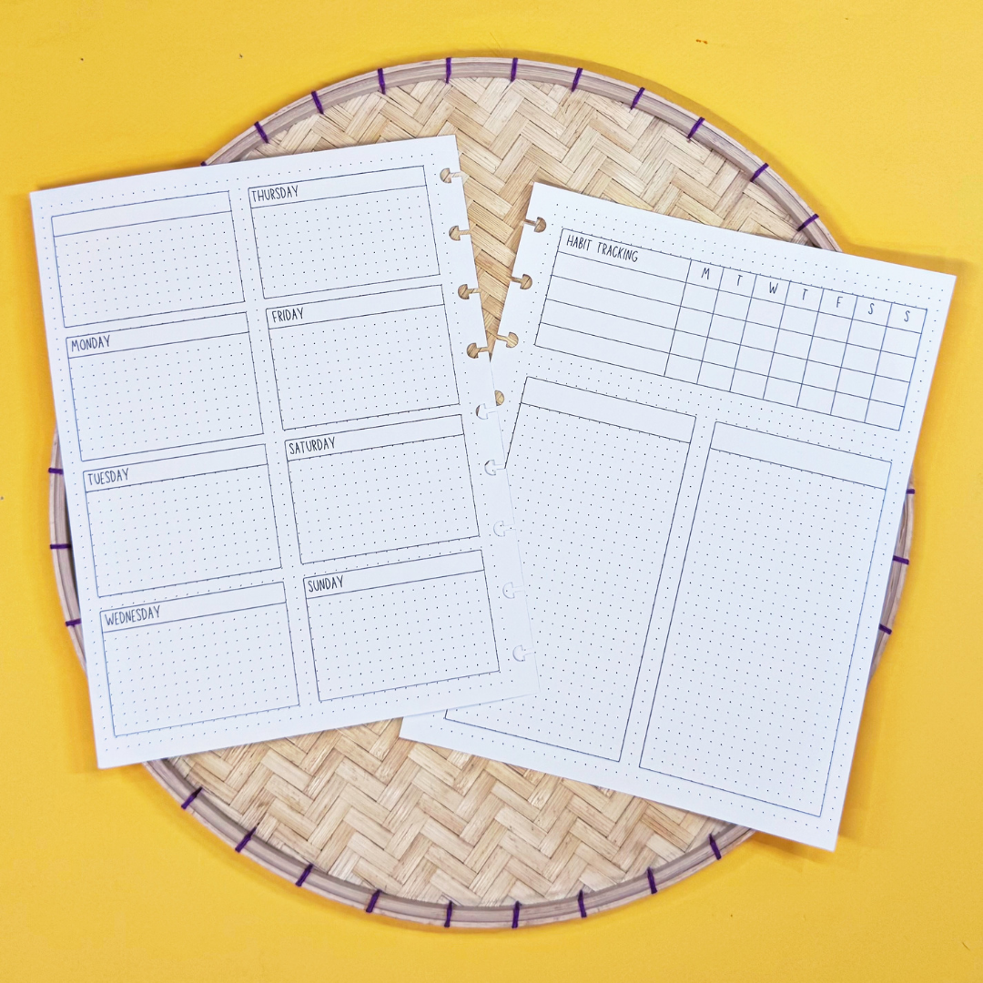 BUJO Habit Tracking Layout - The Scrappy Wife