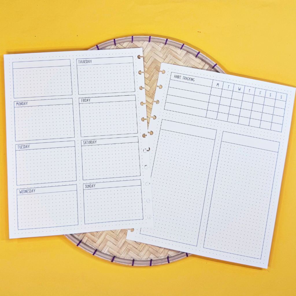 BUJO Habit Tracking Layout - The Scrappy Wife